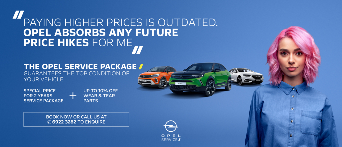 Book for a Service Request | Opel Singapore